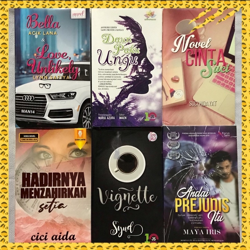 NOVEL MELAYU MAYA IRIS NOVEL CINTA SUCI SUCI HIDAYAT VIGNETTE SYUD CICI AIDA BELLA ACIK LANA ...