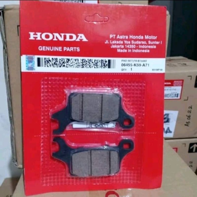 Honda Genio Front Brake Pads - ALL New Vario 125 & 150 ORI | Shopee ...