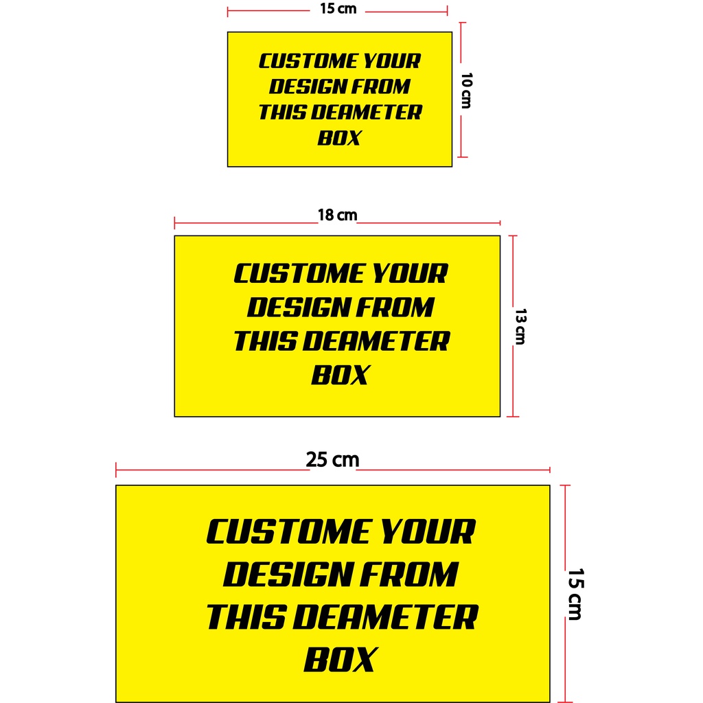Custom Combo Sticker, DESIGN SENDIRI, sticker kereta, motor, rc, hp ...