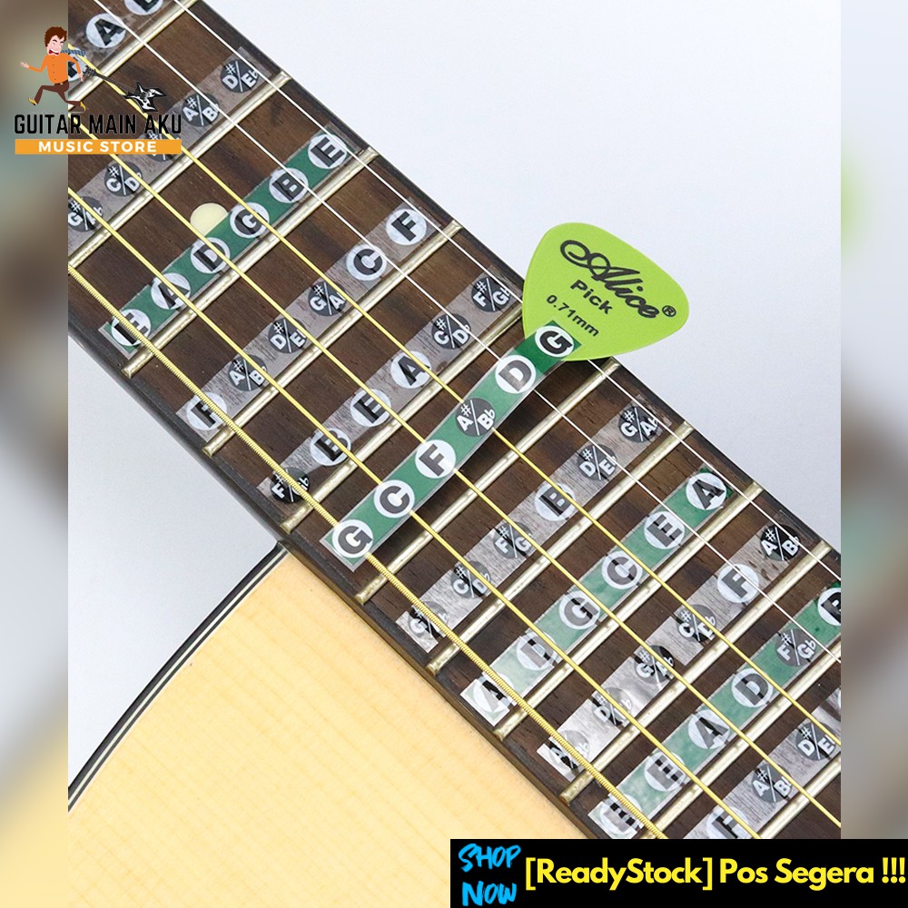 🎼Pos Segera🎸 Guitar Fretboard Note Decals Fingerboard Frets Map Sticker | Shopee Malaysia