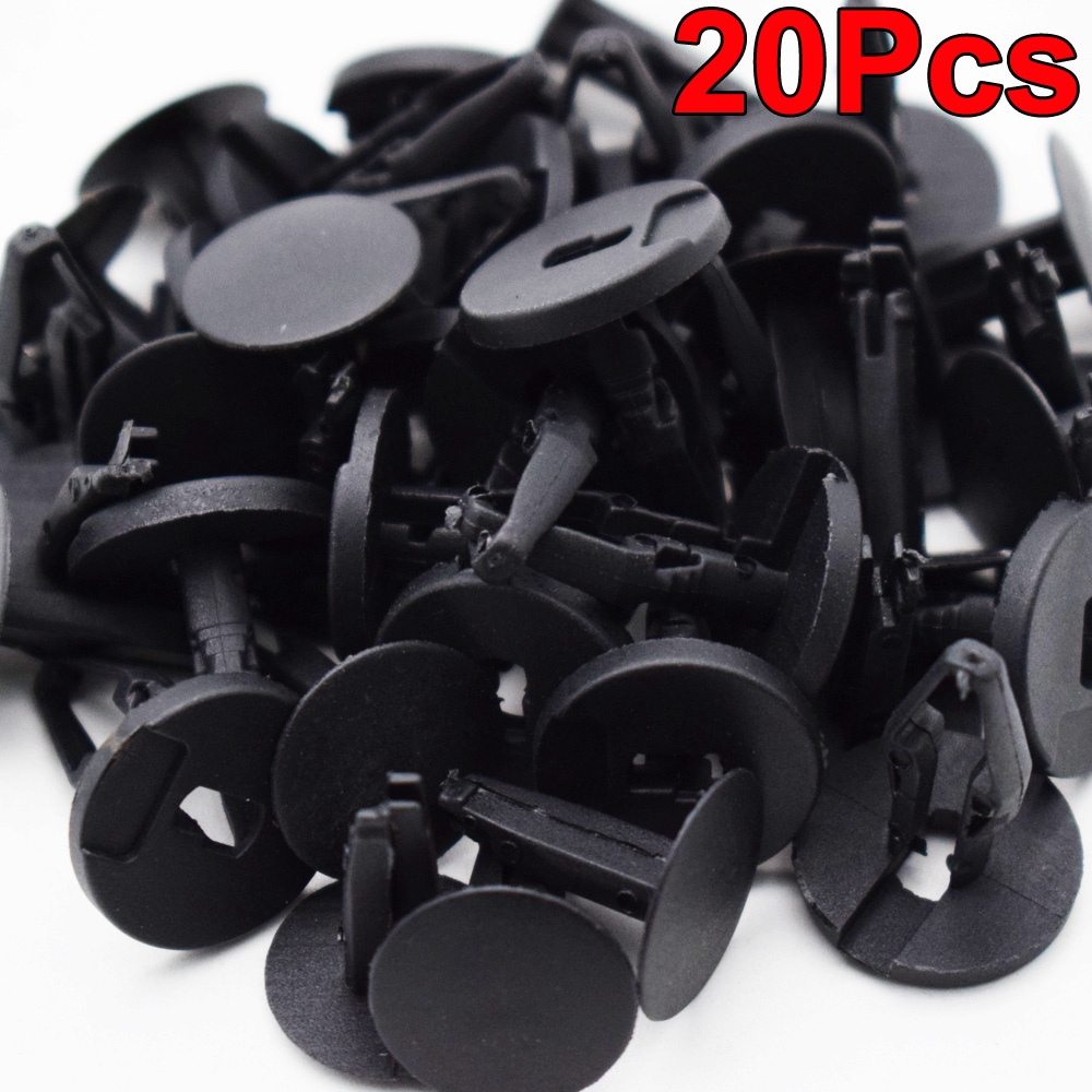 20pcs 6.3mm Car Bumper Fastener Clip Motorcycle Klip Universal For ...