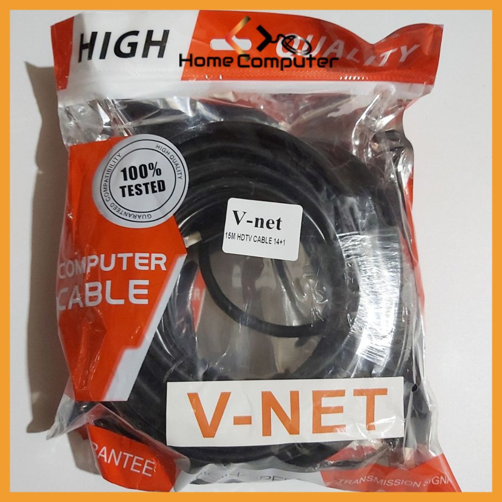 Hdmi Cable, Black Round Hdmi Cable 7.0 (14+1) VNET / Arigato Length 10M - 15M - 20M Supports ...