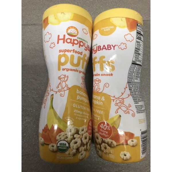 Happy Family Organics, Happy Puffs, Super Food, 60g, Happy Baby, Sprout ...