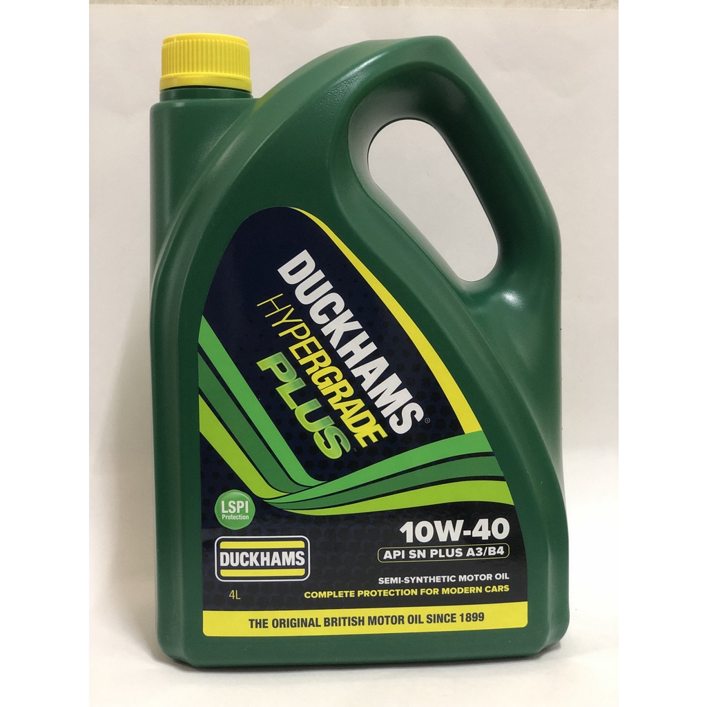 DUCKHAMS Engine/Motor Oil,10W-40 SEMI-SYNTHETIC SN/CF 4L (NEW ...
