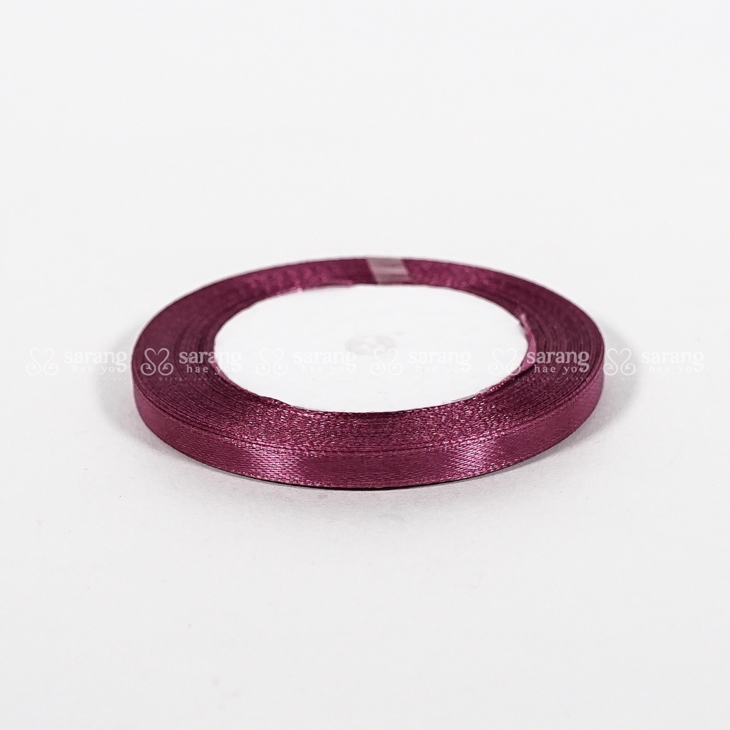 13Yds & 25Yds / 0.25 Inch 12mm Satin Ribbon Reben Hadiah Ribbon Gift ...