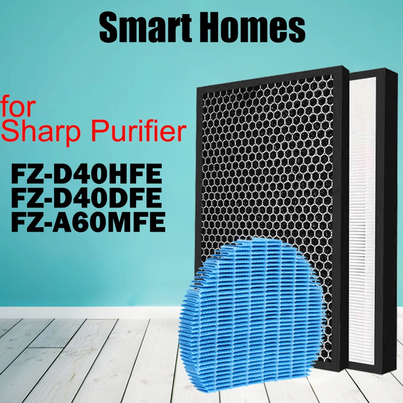 Replacement HEPA filter Activated Carbon filter FZ-D40HFE FZ-D40DFE for ...