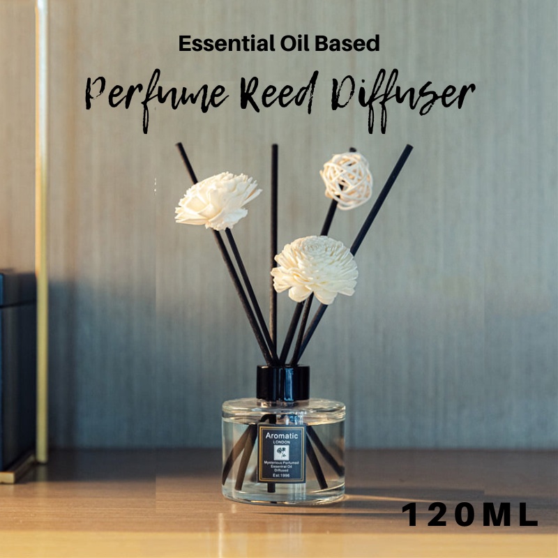 Flower Series Aromatic Reed Diffuser 120ml Fragrance Aromatherapy ...