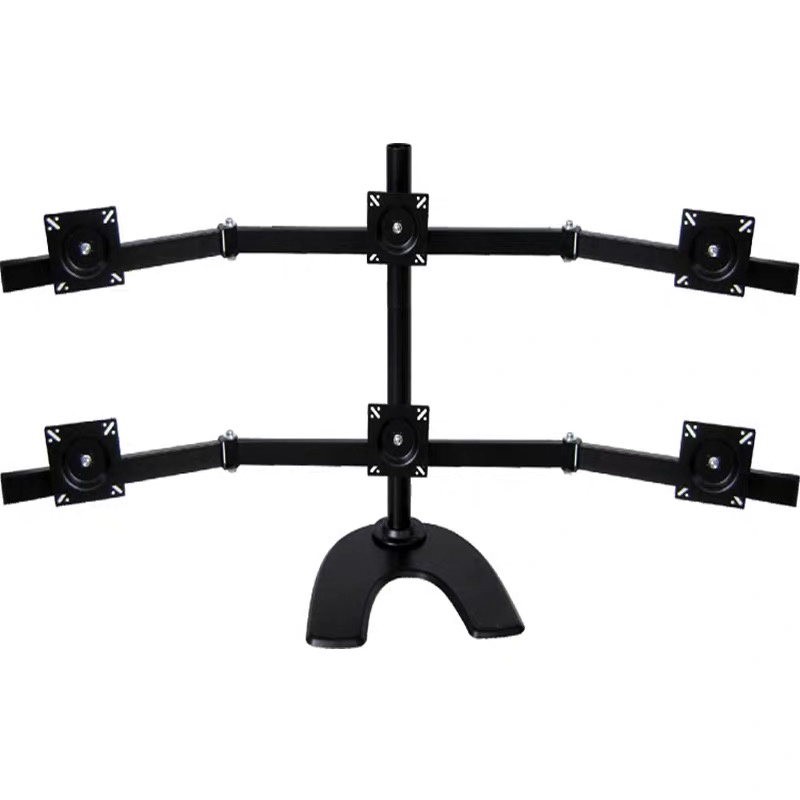 PPP Monitor Arm Stand For 2 / 3 / 4 / 6 Screen LCD Quad Desk Multi ...