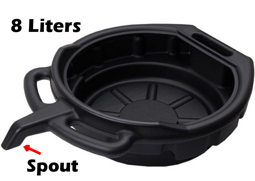 Oil Drain pan Waste Drip pan Heavy duty Car Engine Oil Tray (8L 15L ...