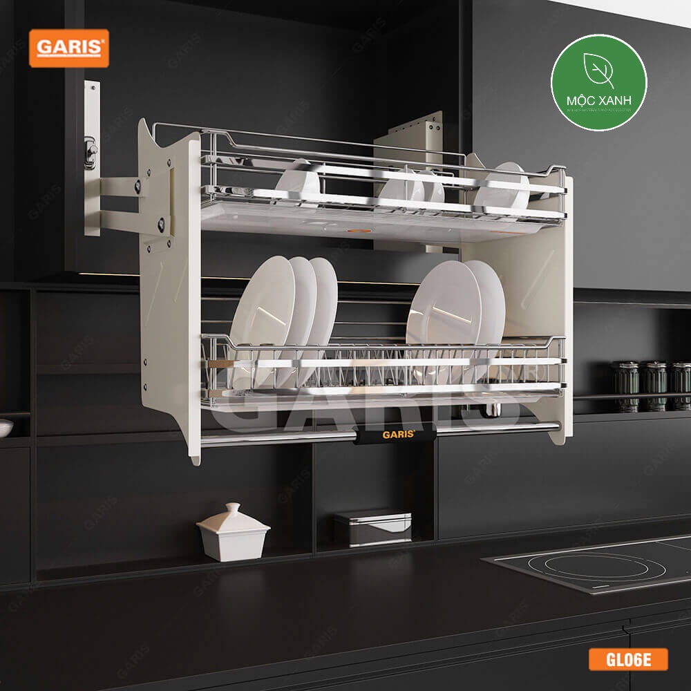 Genuine Garis lifting bowl rack, Garis SUS304 portable dish rack ...