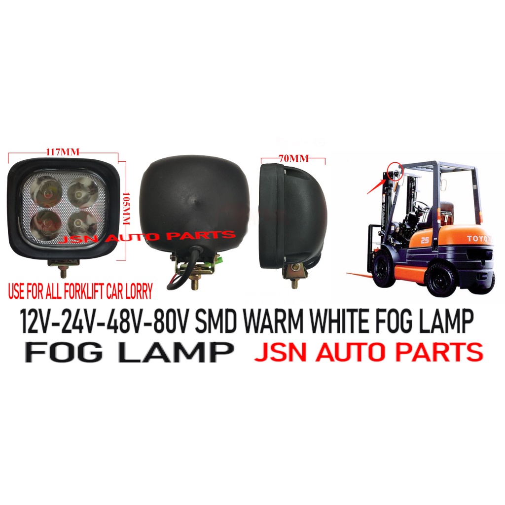 J111s02 For Lamp Led 12v 24v 36v 48v 80v Forklift Lorry Bus Car