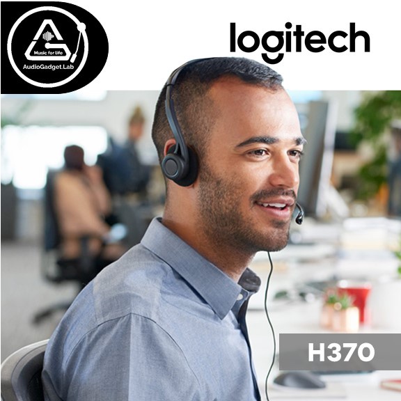 Logitech H370 USB Computer Headset / Wired Headphone ( 981-000710 ...