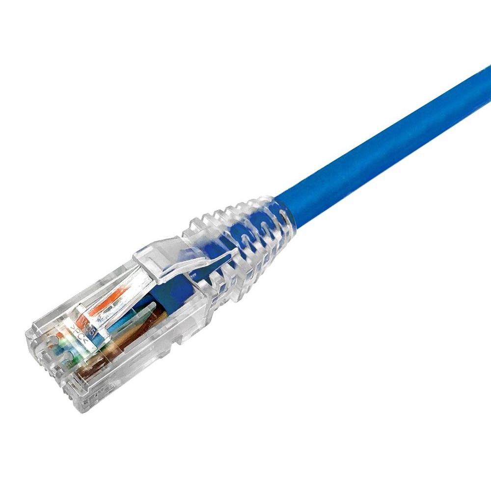 Commscope AMP® Genuine UTP Lan Cable Assembly Rj45 Cat6 Cat 6 Blue 1/1 ...