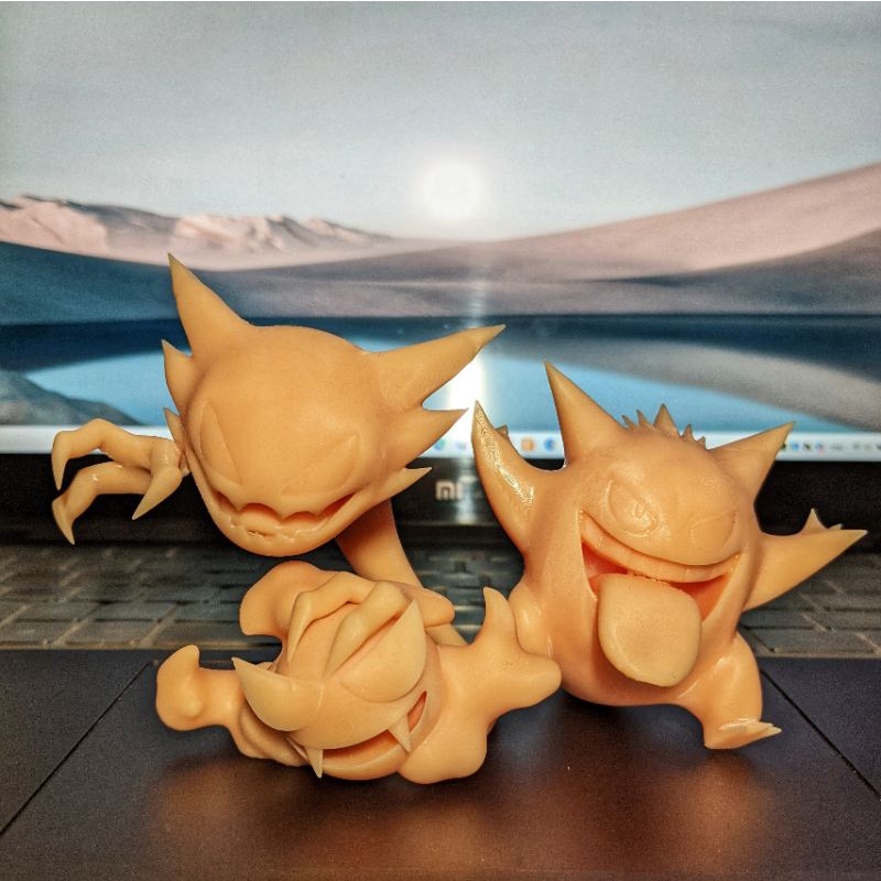 Diy - Homemade Model - Model 3 Pokemon Ghost System - Gangar, Ghost ...