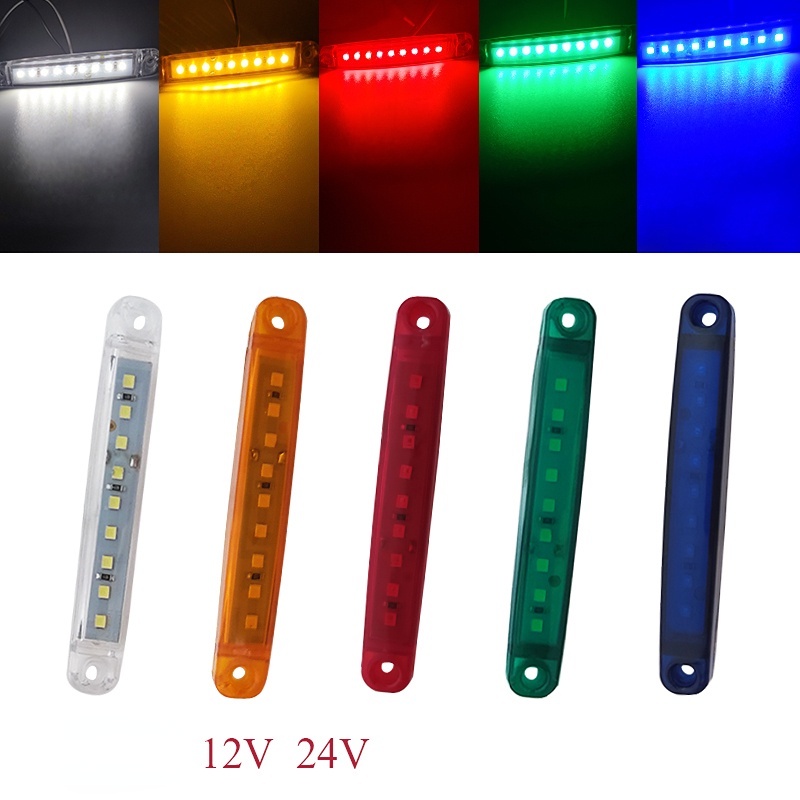12v 24v 9smd bus/truck/trailer/truck/truck led side light LED tail ...