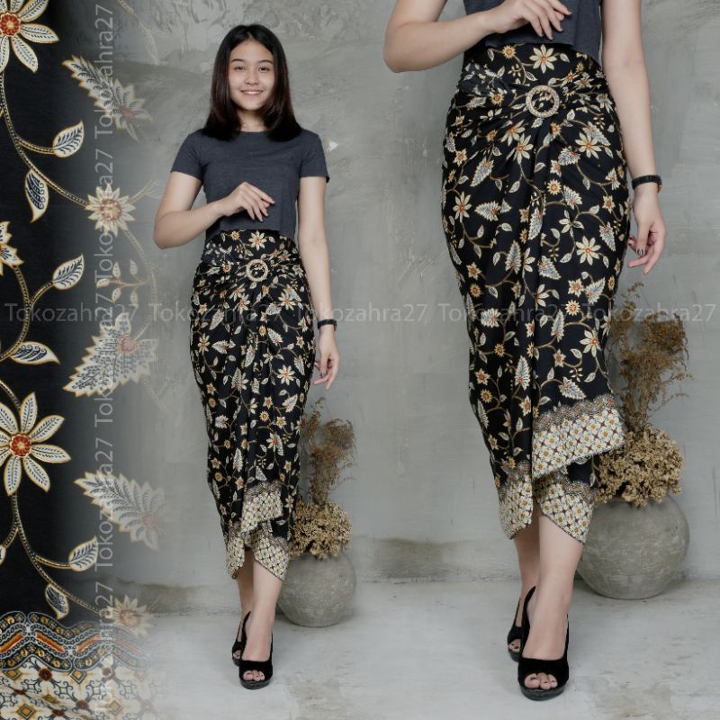 Graduation Skirt Under Kebaya Lili Motif By zahratul27 Lilit Skirt/Draw ...