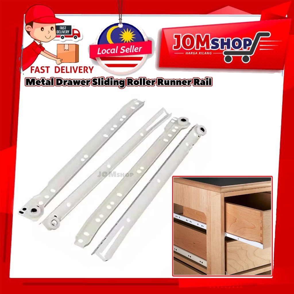 Heavy Duty Furniture Drawer Slide Roller Runner Rail /LACI DRAWER ...