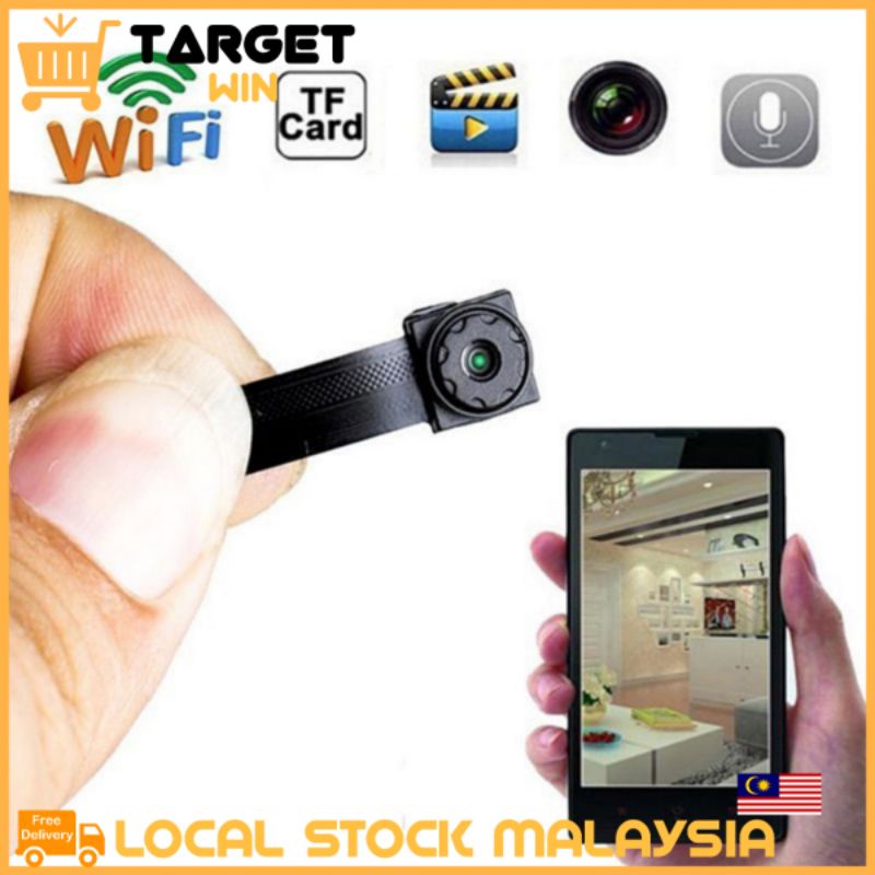 Tiny IP Cam WIFI Mini Micro DVR DIY Pinhole Hidden Spy Wireless Audio ...