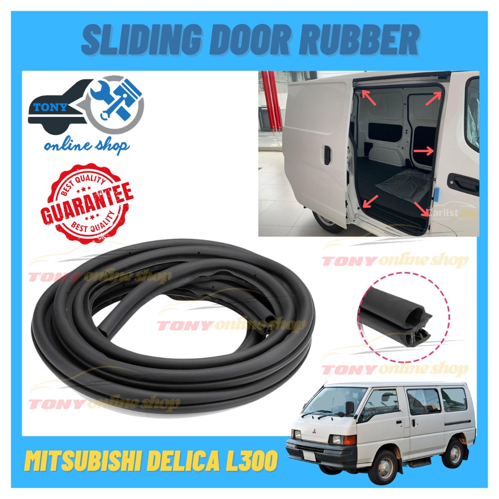 MITSUBISHI DELICA L300 SLIDING DOOR RUBBER / SIDE DOOR WEATHERSTRIP ...