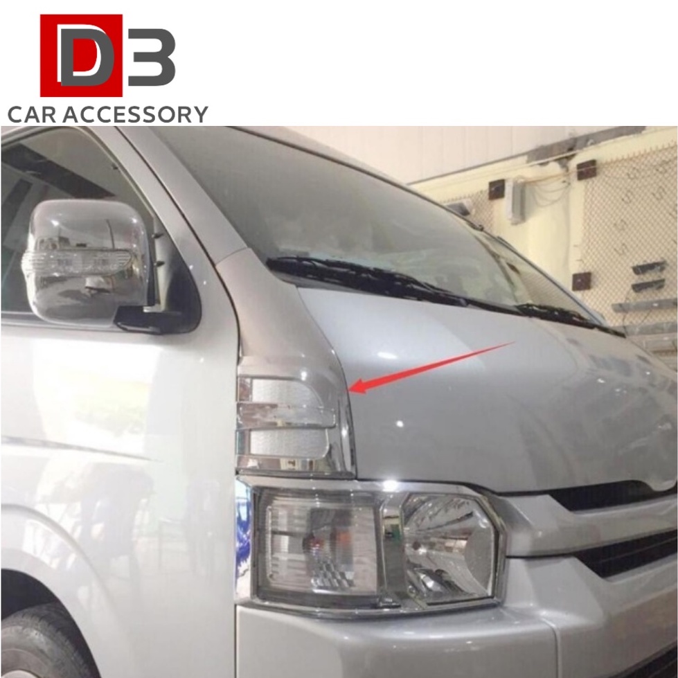 Toyota Hiace Hiace Van 05 17 Front Door Low Pillar Cover Chrome Trim ...