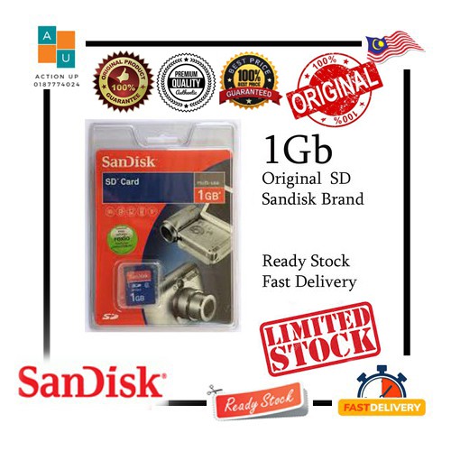 Sandisk 1 GB Memory Card (New) Limited Stock | Shopee Malaysia