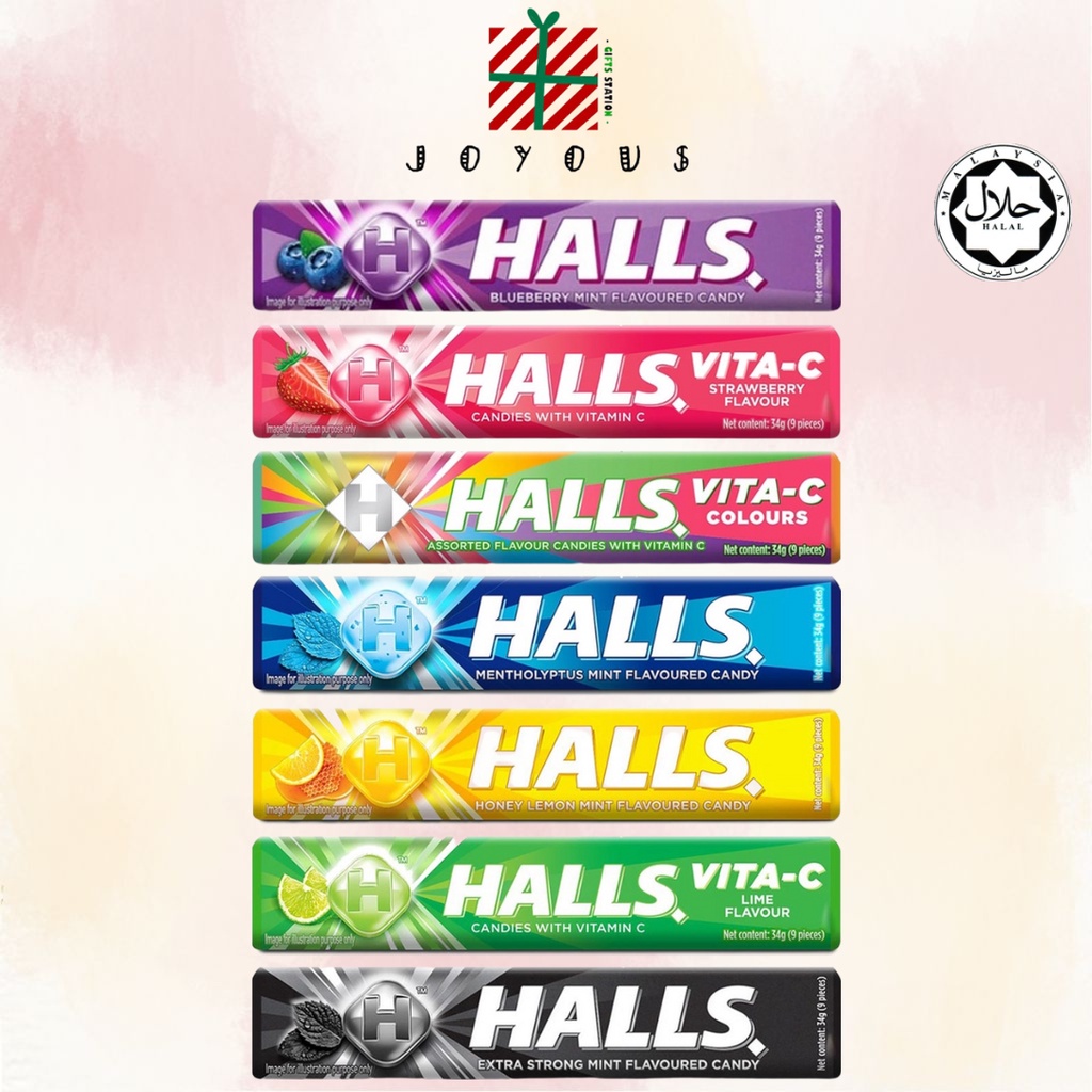 Halls Candy 34g x 1pcs | Shopee Malaysia