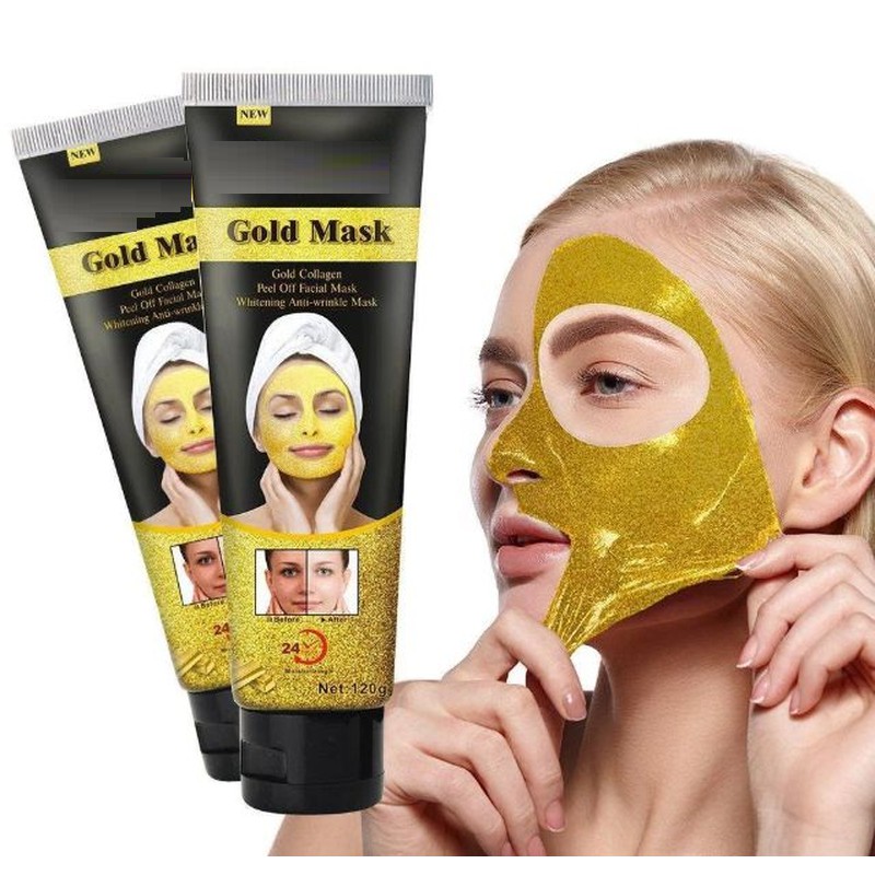 ORIGINAL mask 24k peel-off gold collagen mask whitehead blackhead ...