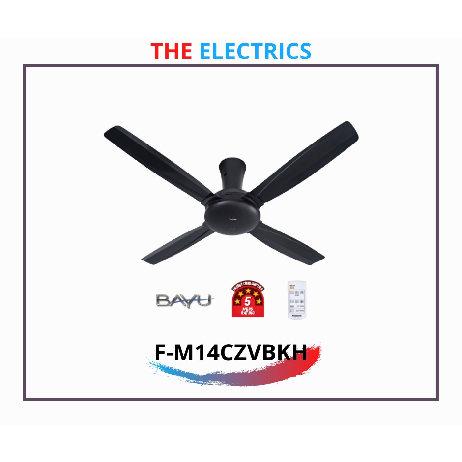 PANASONIC BAYU 4 BLADE 56" CEILING FAN F-M14CZVBWH / F-M14CZVBKH / F ...
