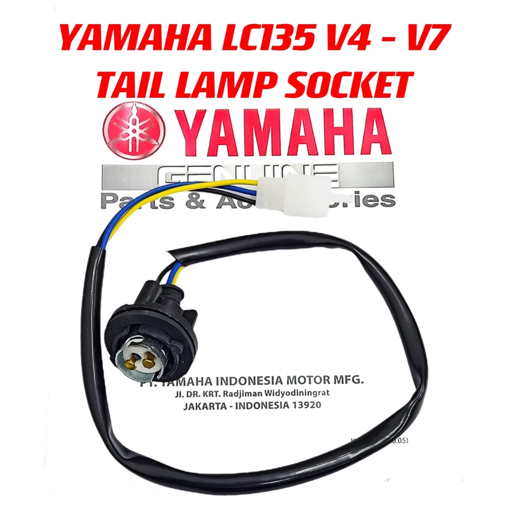 Original Yamaha LC135 V4 V5 V6 V7 Tail Lamp Socket LC135 V4 V5 V6 V7 ...