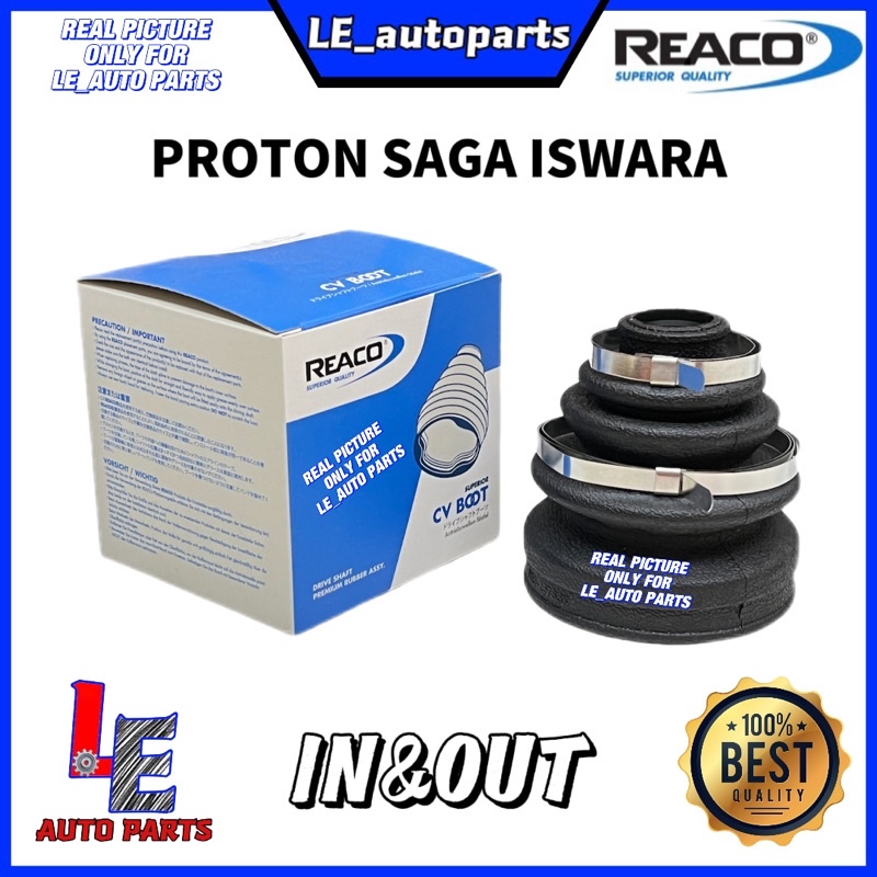 REACO PROTON SAGA 12V ISWARA/MITSUBISHI VR4 CV BOOT INNER OUTER DRIVE ...