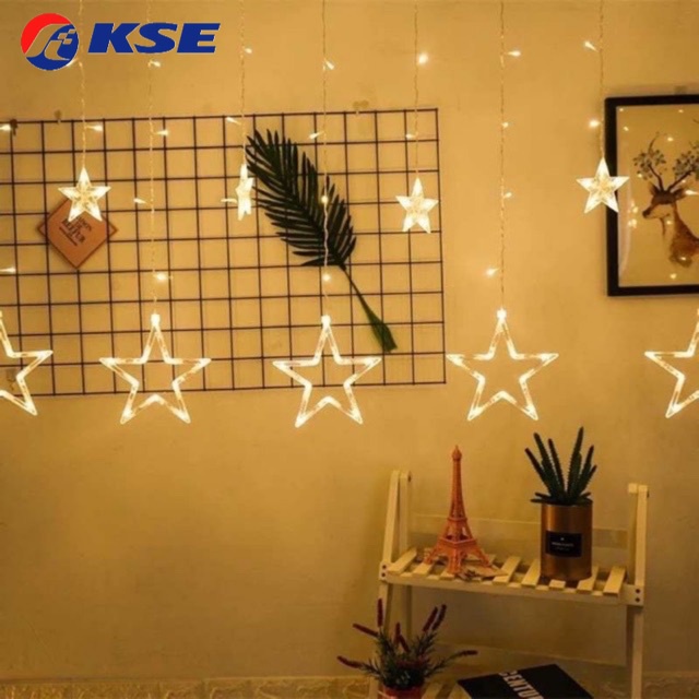 LED Raya Colorful Cristal Light Star Light LED Colored Pentagram ...