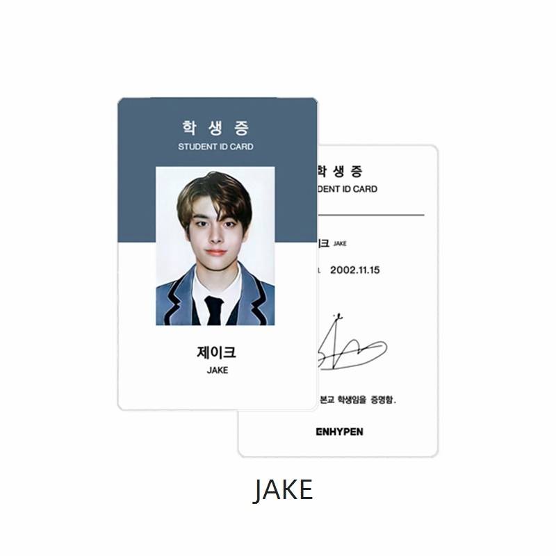 ENHYPEN Student ID Card 2021 ID school card Student ID Card PVC Card ...