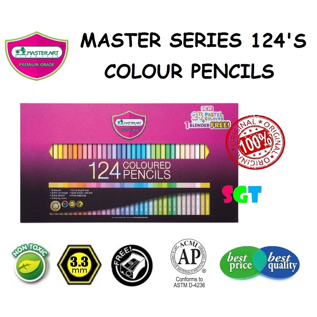MASTER ART Master Series 124's Colour Pencils | Shopee Malaysia