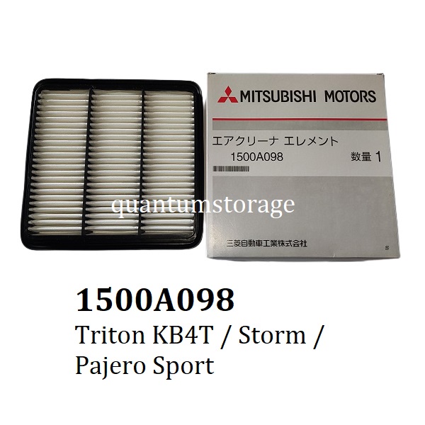 Mitsubishi Engine Air Filter Cleaner 1500A098 Triton KB4T Storm Pajero ...
