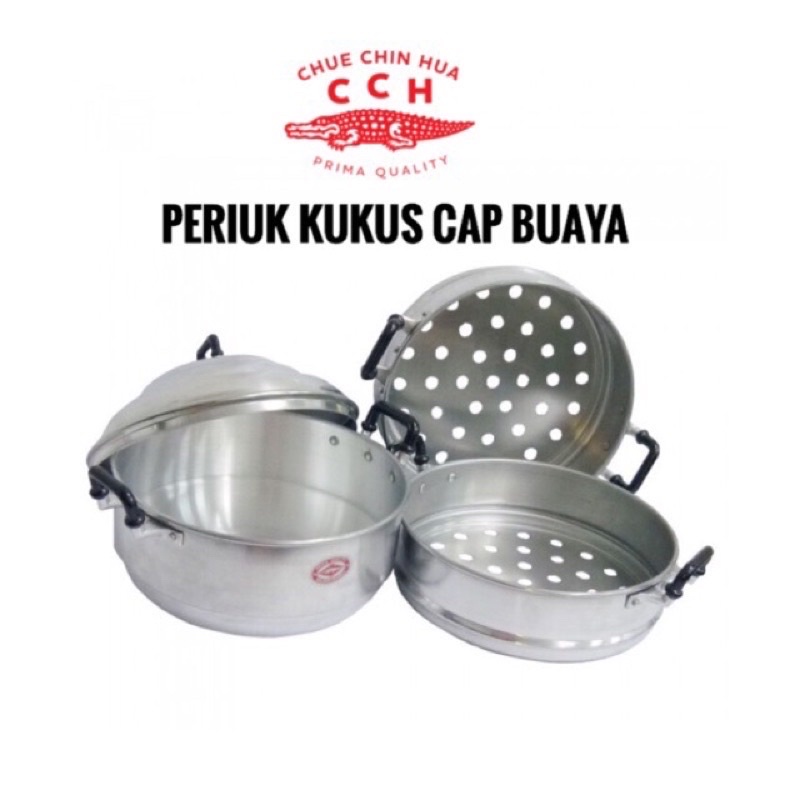 Periuk Kukus (CCH) Cap Buaya (Besar) / Steam Pot (Big) “40cm ~ 44cm ...