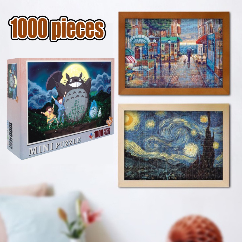 1000 Pcs Jigsaw Puzzle for Kids Adult Puzzles Montessori Toys Children ...