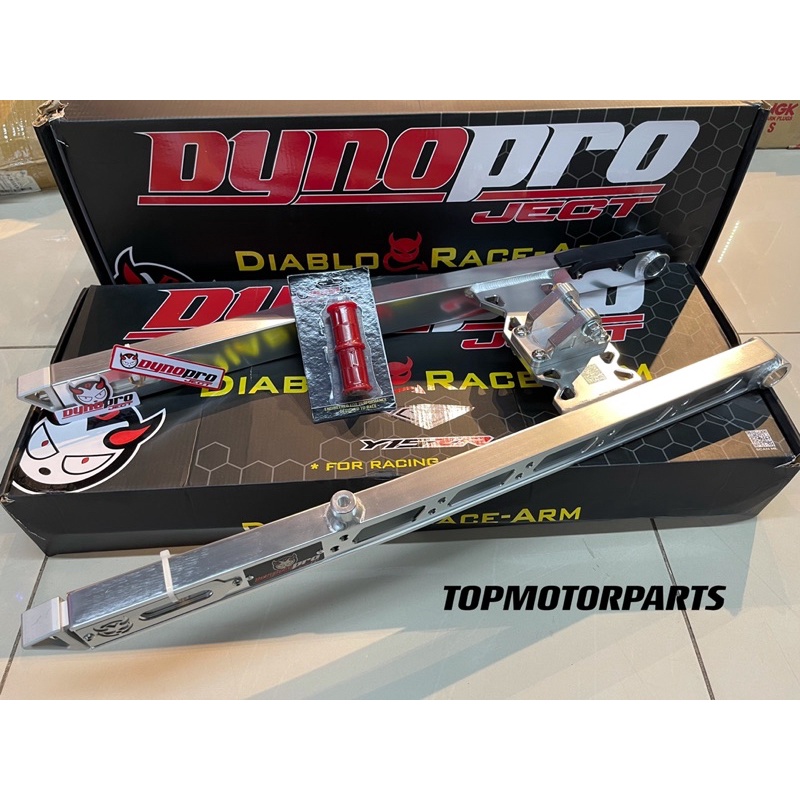 Dynopro Swing Arm Y15/Y15ZR panjang (2+Inchi) Free Aji Racing O-Ring ...