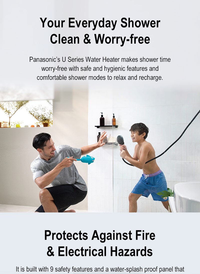 Panasonic Jet Pump U Series Water Heater DH-3UP1MS Instant Water Heater ...