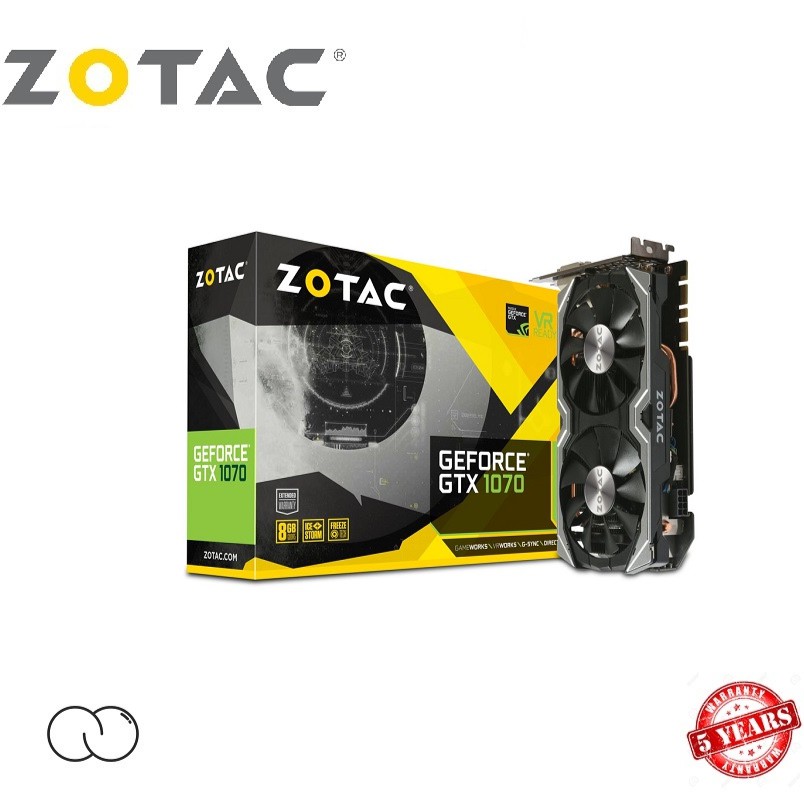 ZOTAC GTX 1070 MINI 8GB 256BIT GDDR5 GPU (ZT-P10700K-10M) | Shopee Malaysia