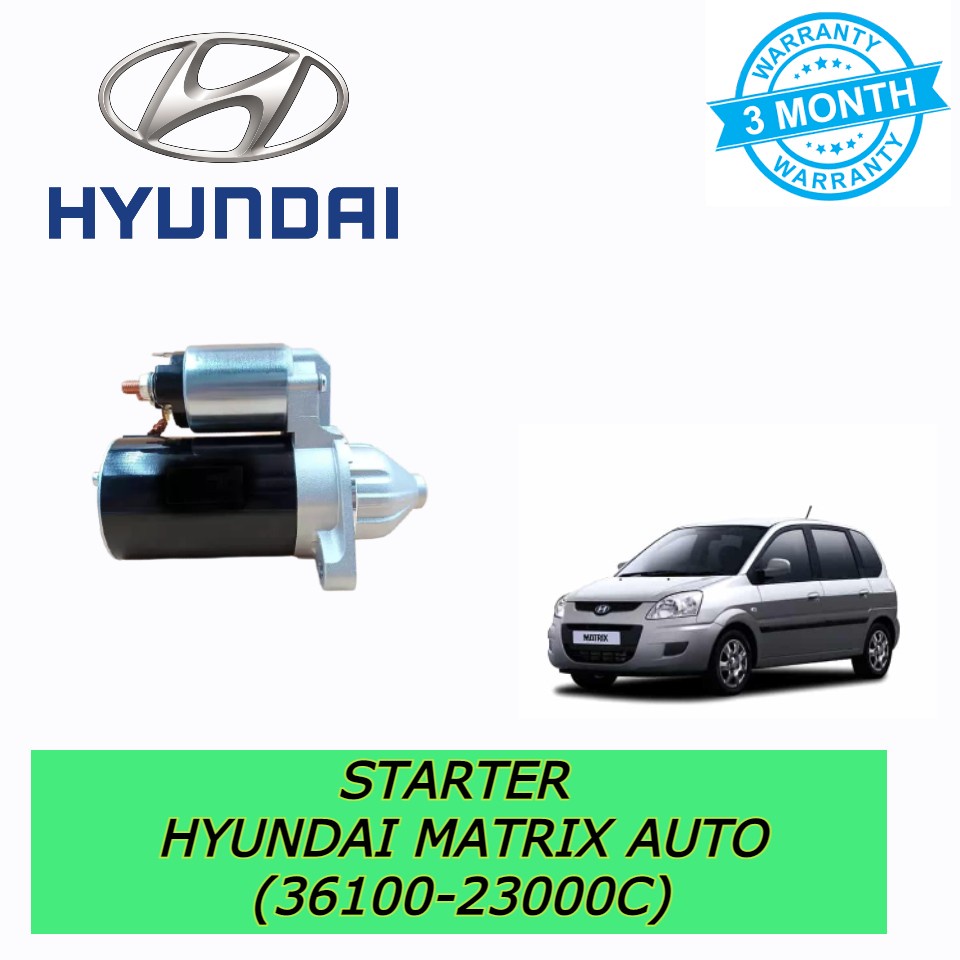 (100% Genuine + 3 Month Warranty) HYUNDAI MATRIX STARTER (36100-23000C ...