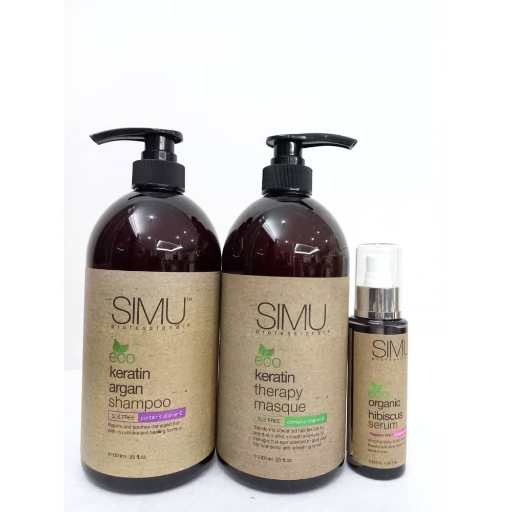 Simu Professional Salon Eco SLS Free Shampoo/Conditioner Mask 1000ml ...