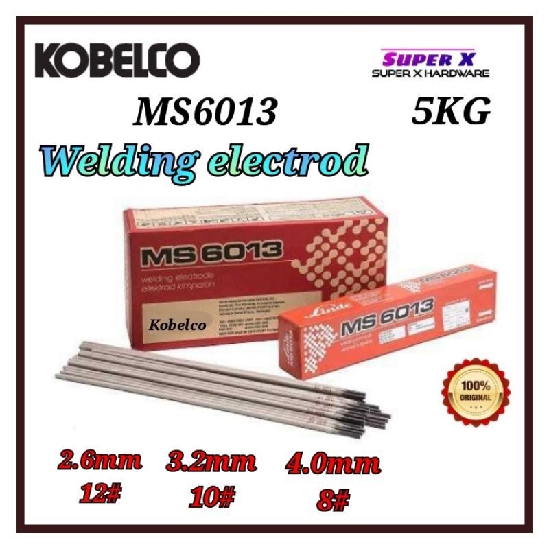 Kobelco/Linde Mox Welding Electrode MS 6013 1Beg X 5KG/welding rod | Shopee Malaysia