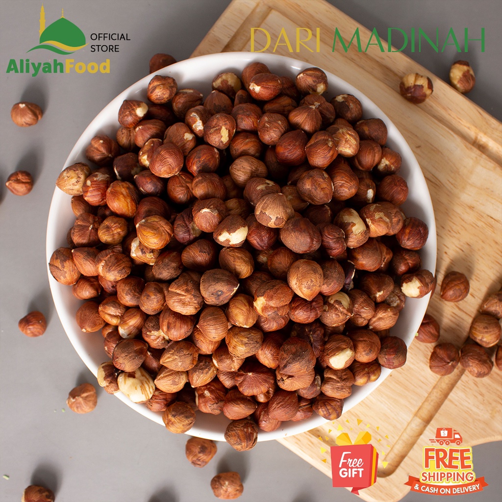 Aliyah Food Raw Hazelnut Nuts | Kacang Hazel Mentah 200g/400g/1kg ...