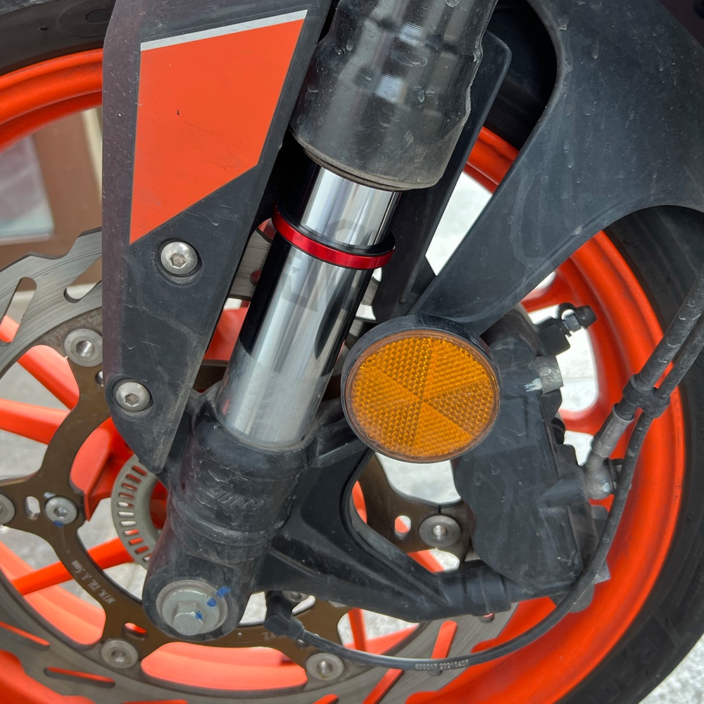 42-48mm DUKE Motorcycle CNC Shock Absorber Auxiliary Adjustment Rubber ...