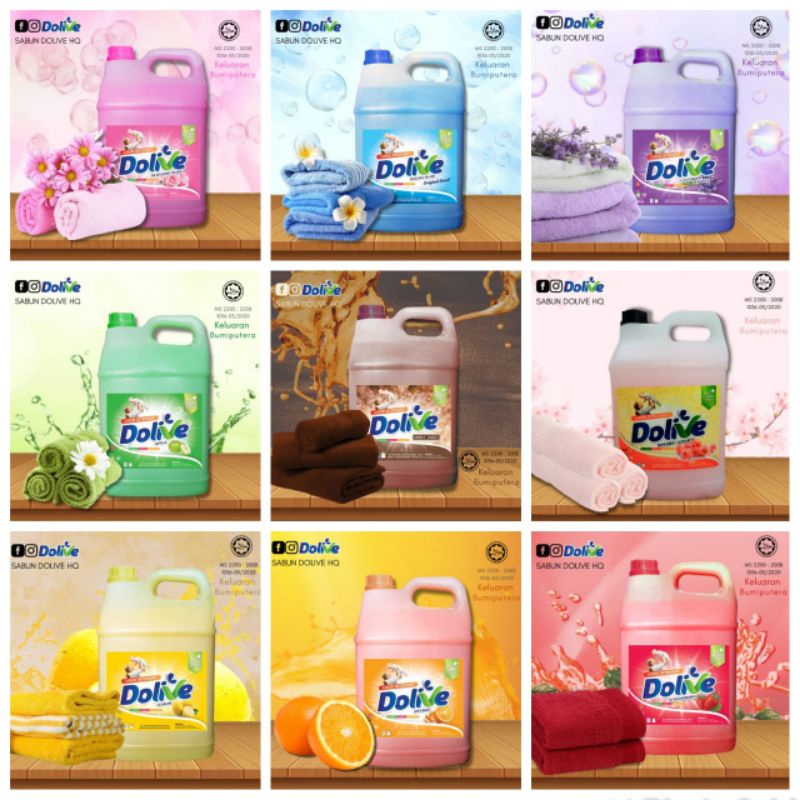 Sabun Dobi Dolive 10kg / 500ml🌈🌈🌈 | Shopee Malaysia