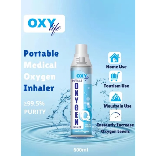 READY STOCK OxyLife Portable Oxygen Inhaler/Oxygen Tank/Botol ...
