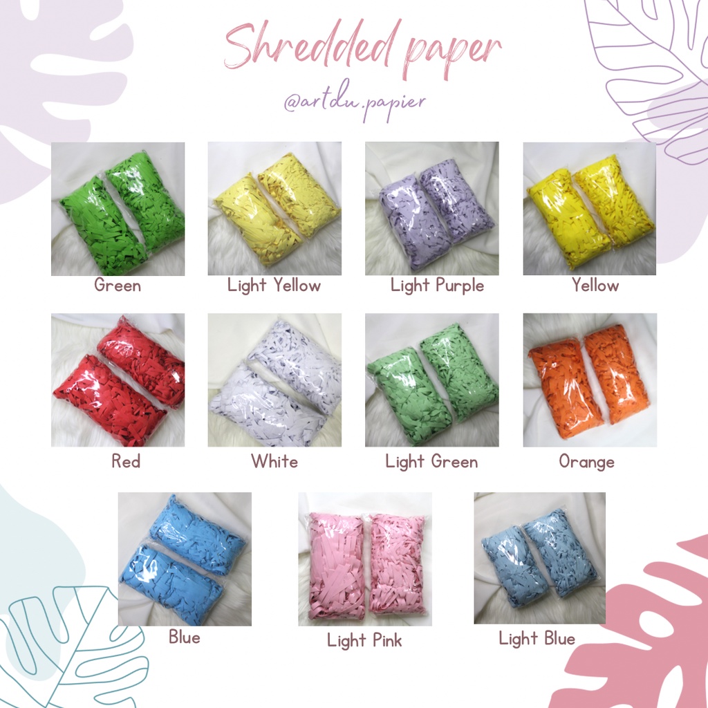 Packing Paper / Drawstring Paper / Shredded Paper / Shredded Paper ...