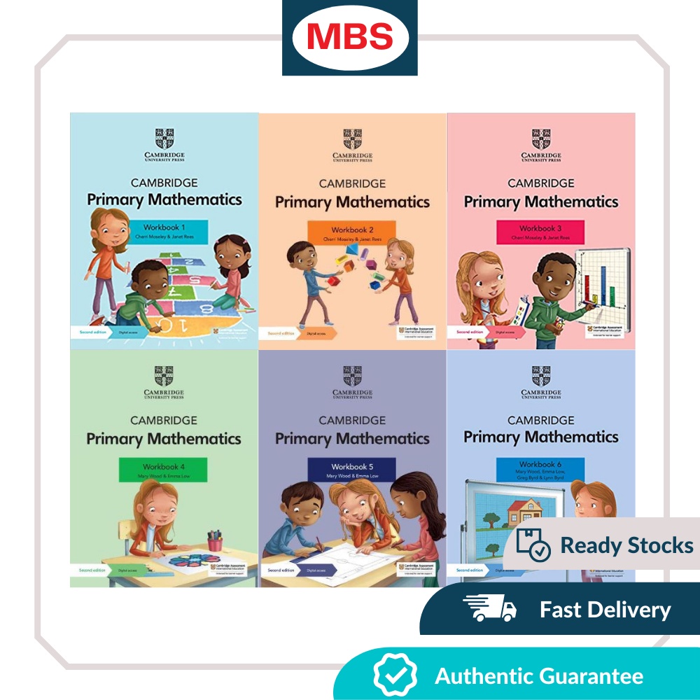 Cambridge Primary Mathematics Learner's Book & Workbook with Digital Access (1 Year) Stage 1/2/3 ...