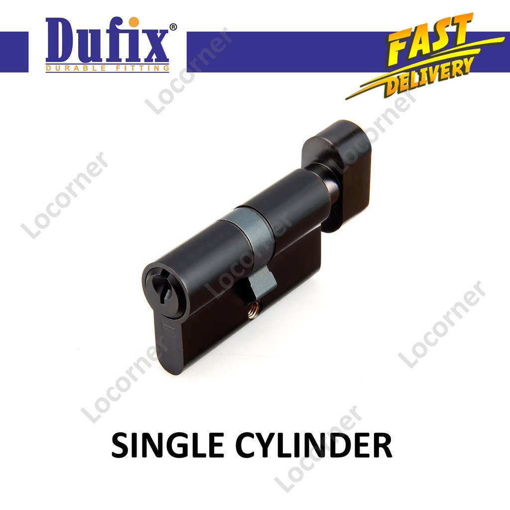 DUFIX Single Cylinder - 60mm@ 70mm/ Key and Thumbturn Cylinder Lock ...