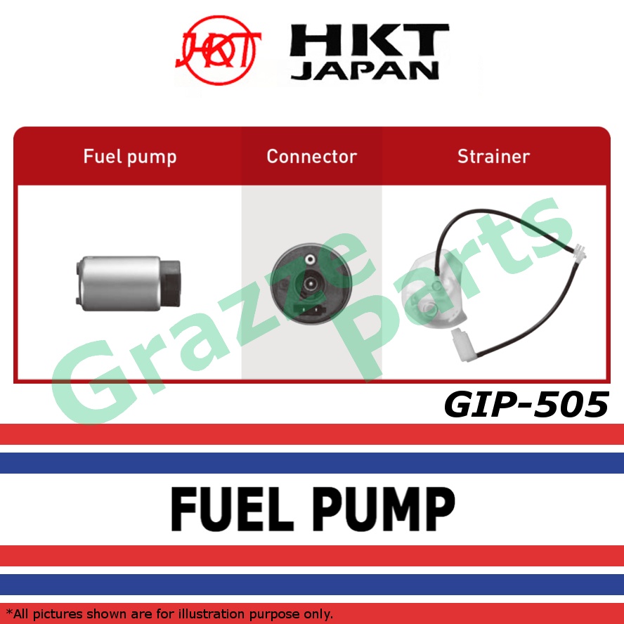 HKT 100% Made In Japan Electric Fuel Pump Motor In Tank GIP-505 for ...
